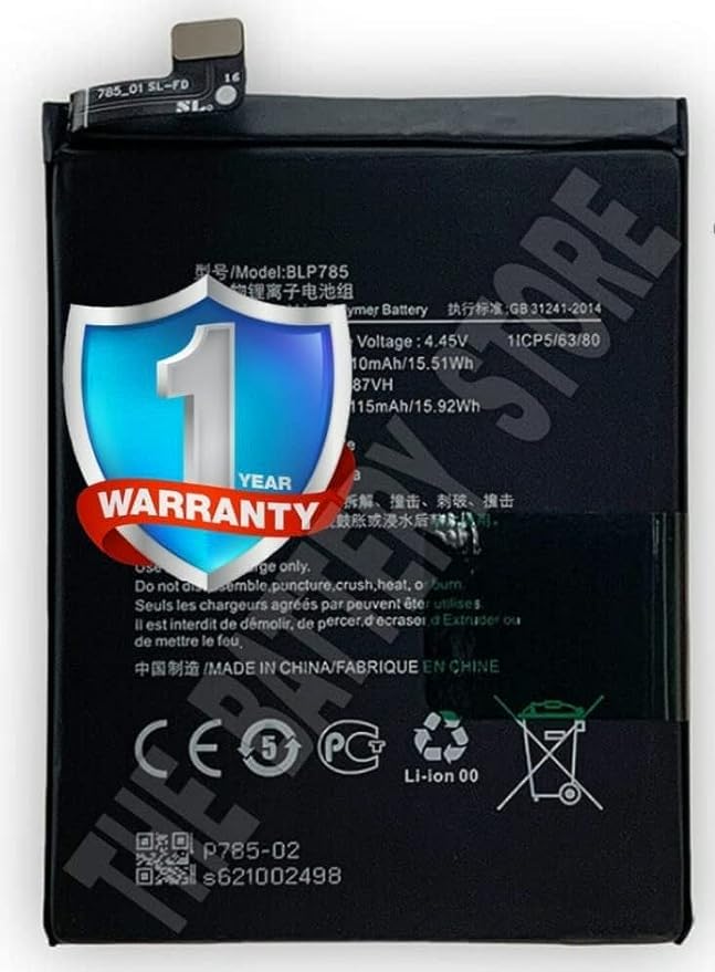 THE BATTERY STORE™ Original BLP785 Battery for one Plus nord/ 8 NORD 5G ...
