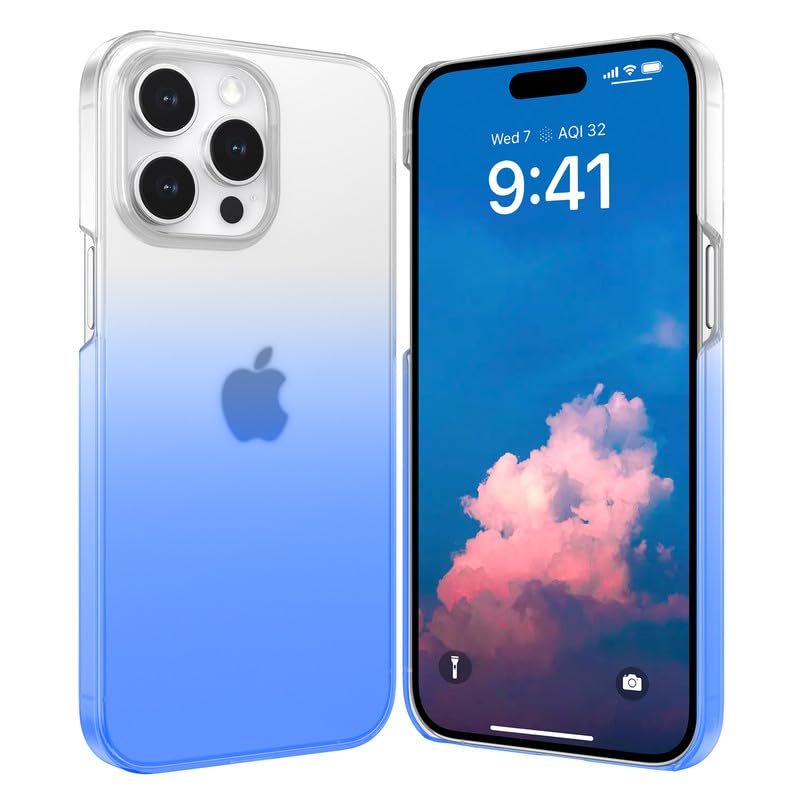 Amazon.com: GRECAZO Ultra-Thin Frosted Semi-Transparent Gradient Less ...