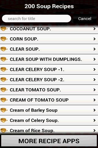 200 Soup Recipes - App on Amazon Appstore