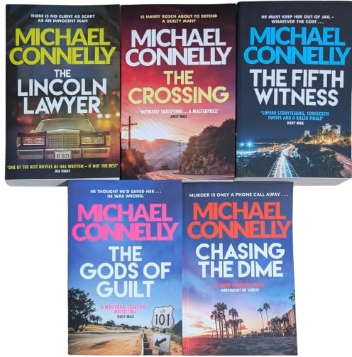 Adult Fiction 5 books Collection by Michael Connelly Mickey Haller ...