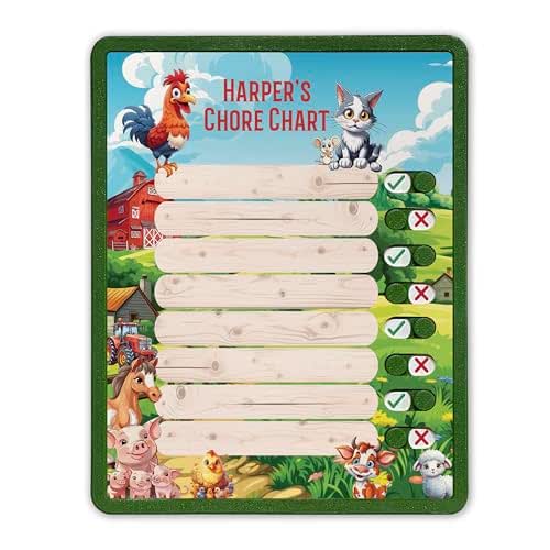 Amazon.com: Kids Routine Chart | Chore Chart for Kids | Daily Checklist ...