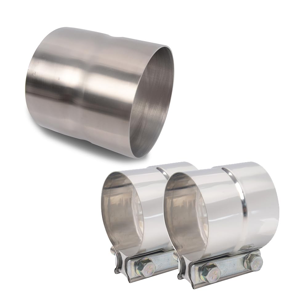 Amazon.com: Elifecenter ID 4 inch Exhaust Adapter w/V-band Clamps ...