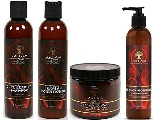 Amazon.com: As I Am Naturally 4pcs BIG Combo Deal (Curl Shampoo, Leave ...