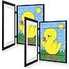 Amazon.com - [2 Pack] Kids Art Frames, 10x12.5 Front Opening Kids ...
