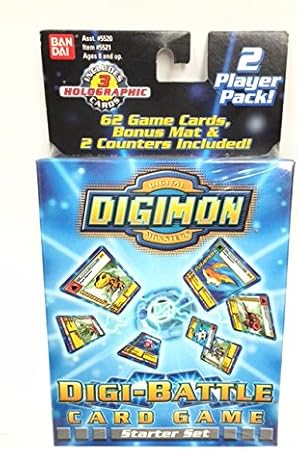 Amazon.com: Digimon Digital Monsters Digi-Battle Card Game Starter Set ...