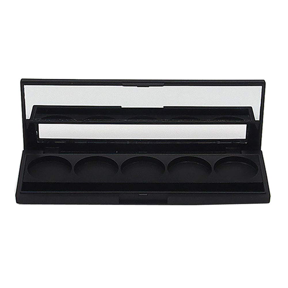 Amazon.com : 2 Pcs 5 Grids Empty Eyeshadow Palette Cosmetics Makeup ...