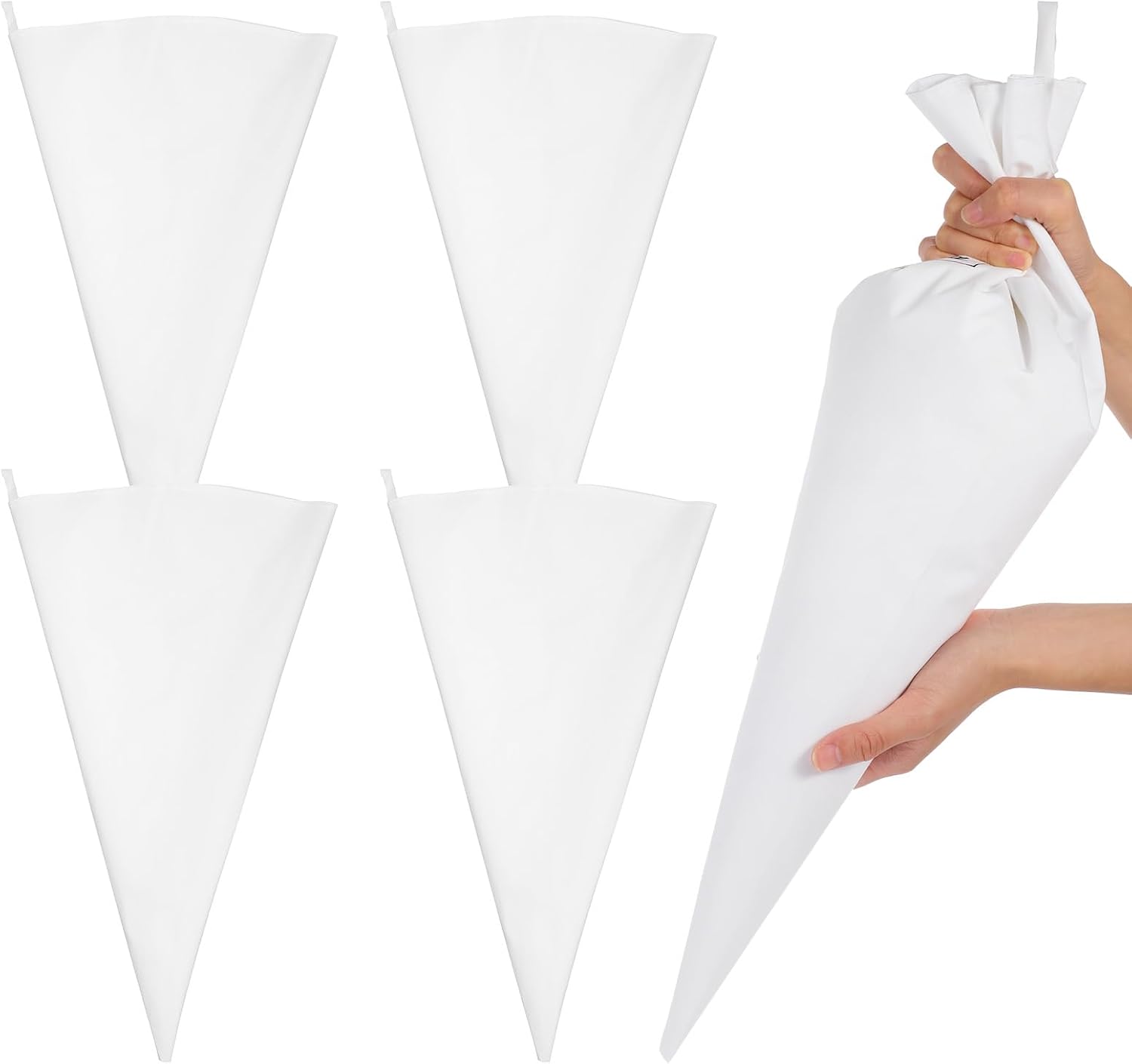 Amazon.com: 4 Pcs 24 Inch Reusable Pastry Bags Large Piping Bags ...