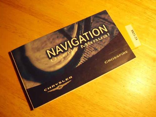 2002 Chrysler Crossfire Navigation only Owners Manual: Chrysler: Amazon ...