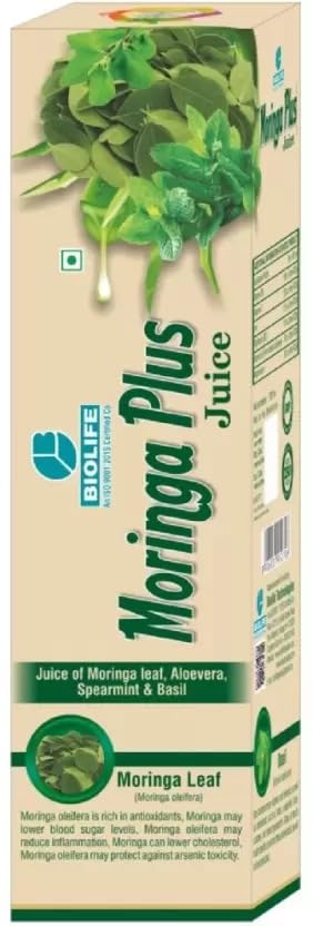 Buy Bio Life MORINGA PLUS JUICE pack of 1(700ml each) Online at Low ...