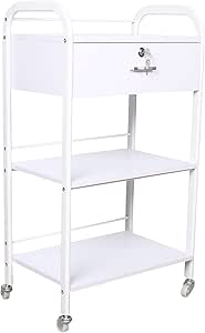 Amazon.com: Mobile Utility Cabinet & Cart with Steel Frame with Single ...