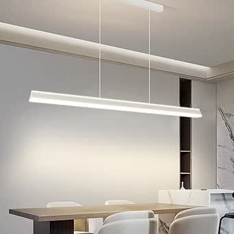 LED Pendant Lamp Dining Table Pendant Lamp Modern Linear Design Living ...