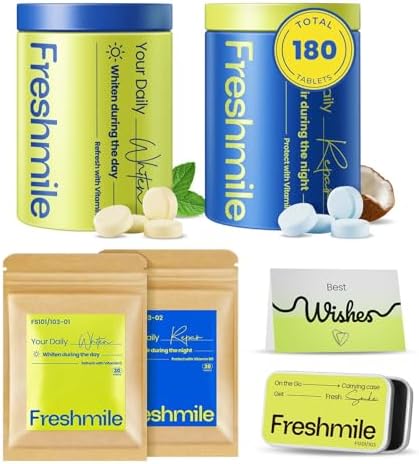 Amazon.com: Freshmile Breath Fresheners Tablets Kit – Bad Breath ...