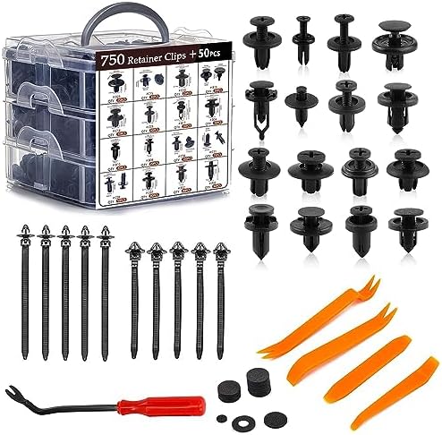 Grapas Automotrices,herramientas para Coche,750+50 PCS Sujetadores de ...