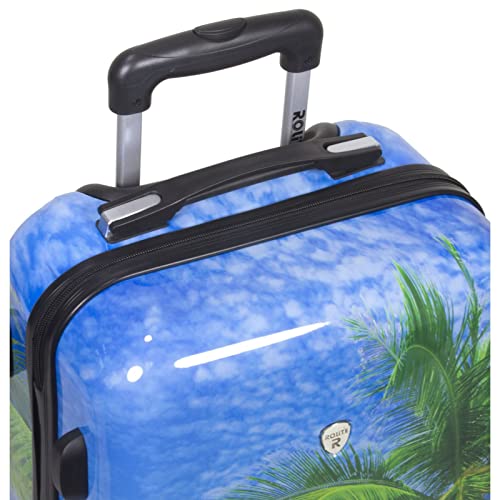 Rolite Palm Tree Hardside 3-Piece Spinner Luggage Set - Persaud Travel