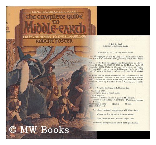 The complete guide to Middle-earth: From The hobbit to The Silmarillion ...