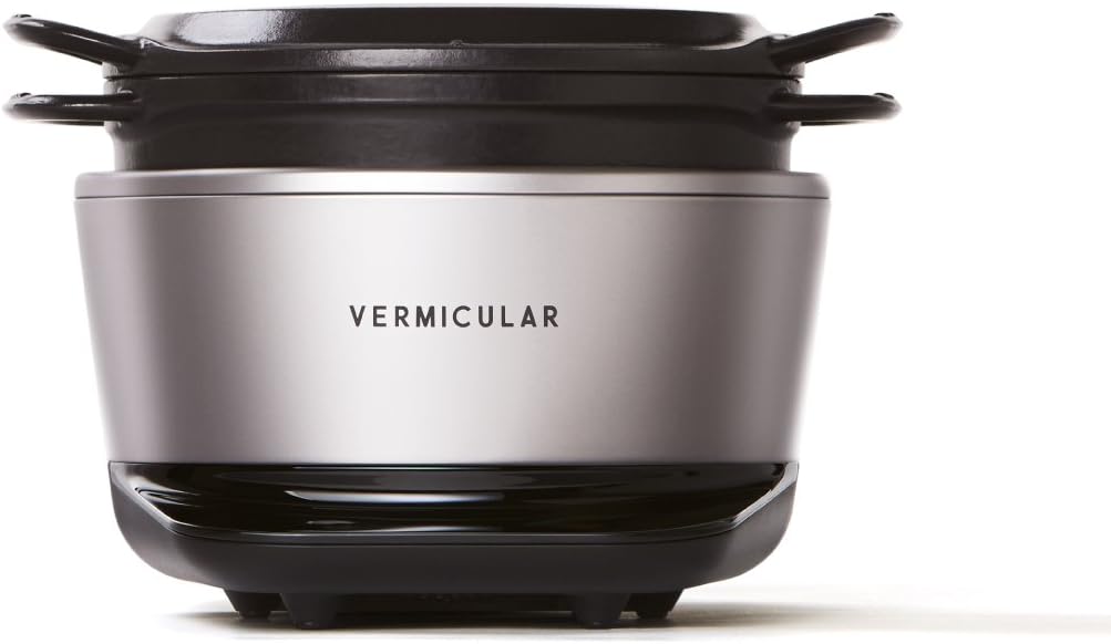 VERMICULAR Rice Cooker"RICEPOT MINI" (3Go) RP19A-SV (Solid Silver)【Japan Domestic genuine ...
