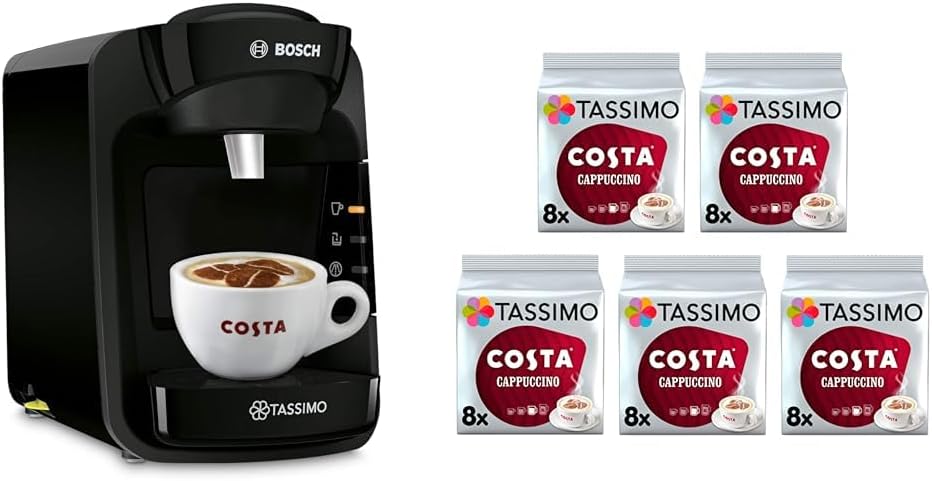 Tassimo by Bosch Suny 'Special Edition' Black, Single Serve Capsule ...