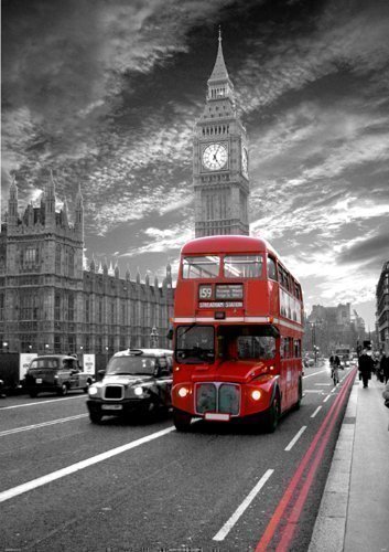 LAMINATED London Routemaster Red Bus Classic Iconic Mini - POSTER ...
