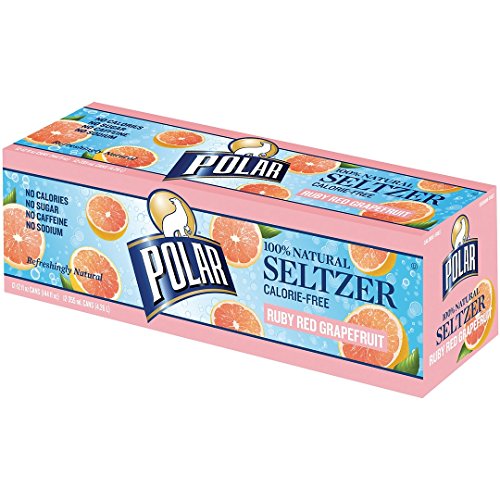 Snapklik.com : Polar Ruby Red Grapefruit Seltzer 12 Oz Cans