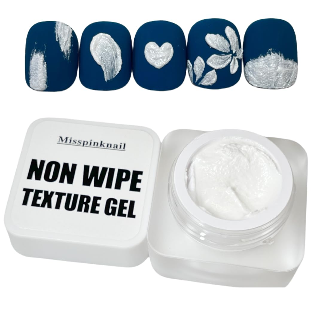 Amazon.com: Texture Gel semi solid 6g non wipe mirror powder 3D Sand ...