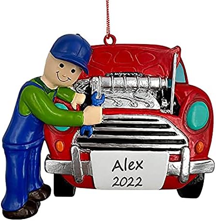 Amazon.com: CHEERZEER CUSTOMIZE Personalized Mechanic Christmas ...