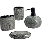 Amazon.com: Allure Home Creation Dashi Ceramic 5-Piece Bathroom ...