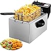 Amazon.com: Deep Fryer with Basket, 3.2 Qt Electric Deep Fat Fryer for ...