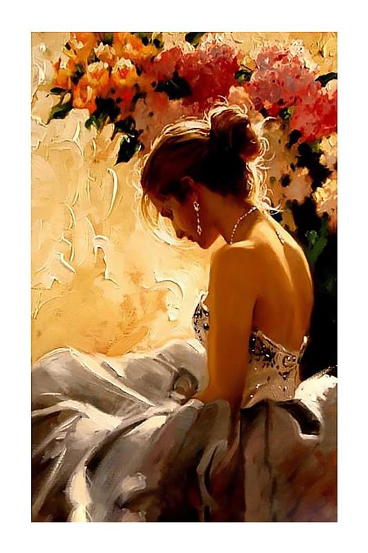 HK PRINTS Beautiful Girl Wall Poster for Room (12x18 Inch, 300 GSM ...