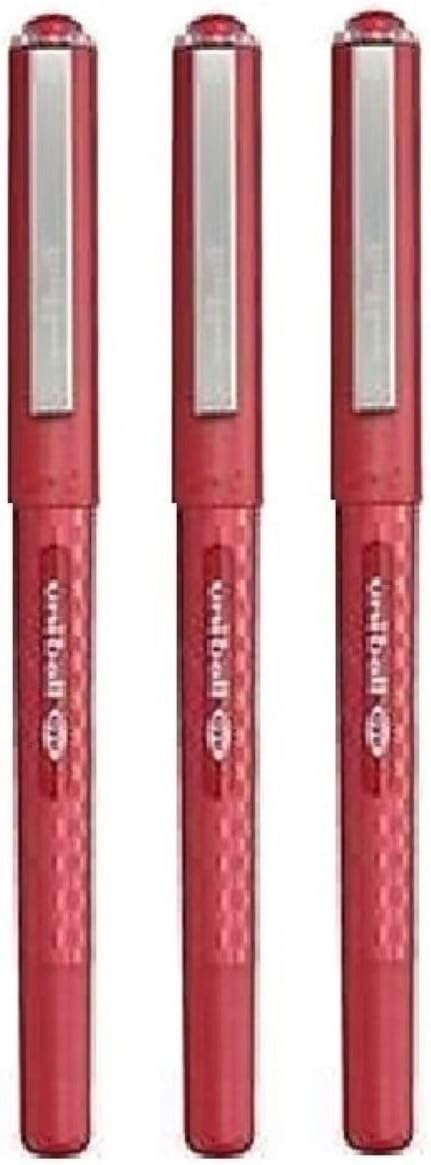 Uni Ball Eye Designer Red Rollerball Pen Fine 0.7mm Nib Tip 0.5mm Line ...