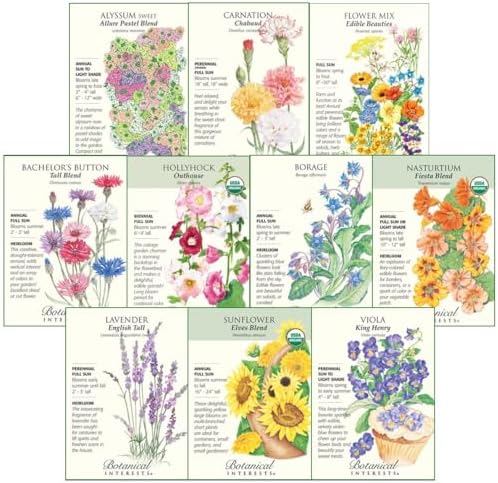 Amazon.com : Botanical Interests "Poppy Profusion" Flower Seed ...