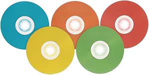 Amazon.com: Verbatim 700 MB 52x LightScribe Color Recordable Discs CD-R ...