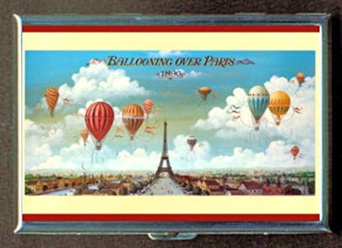 Amazon.com: Ballooning Over Paris 1890 Stainless Steel ID or Cigarettes ...