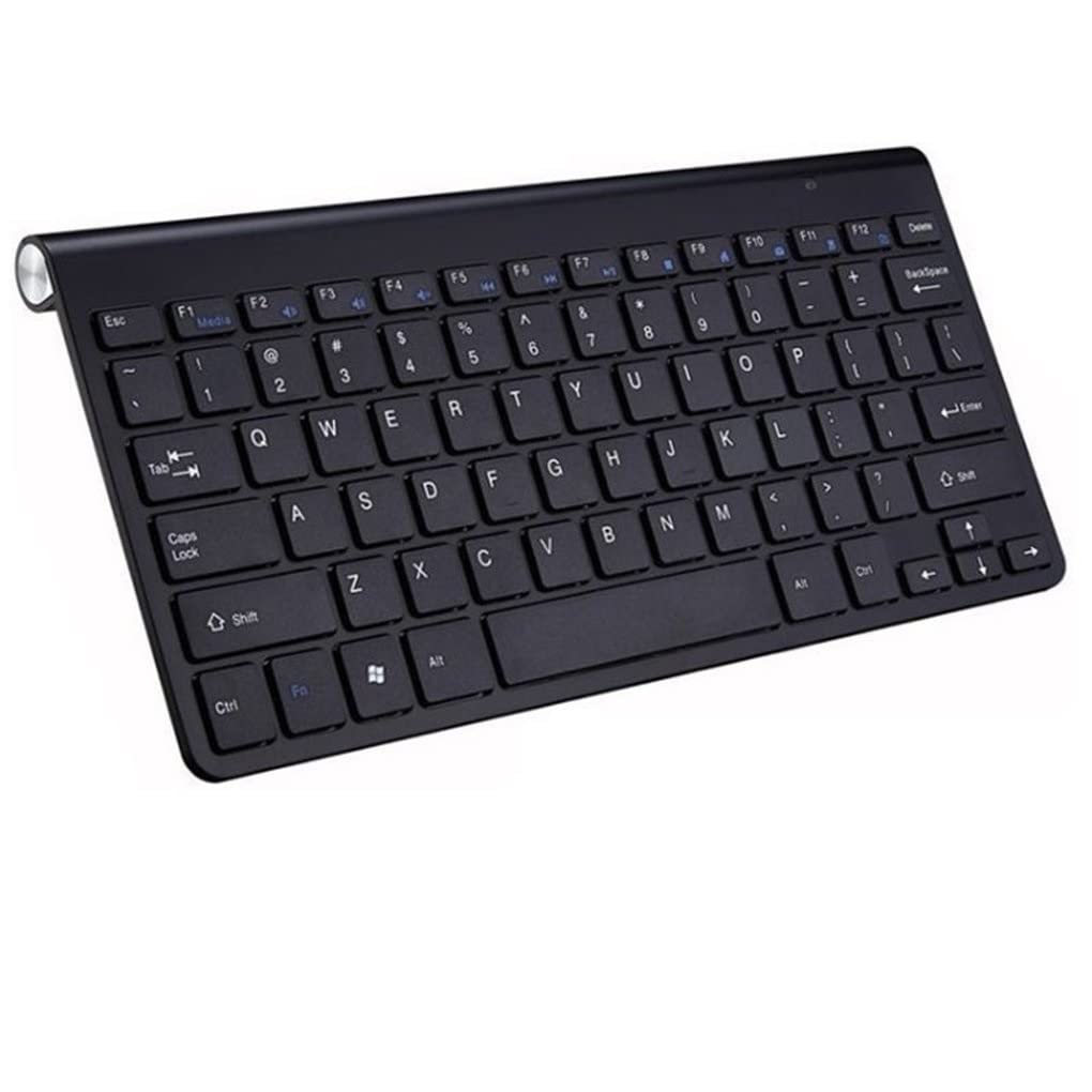 Zedo Wireless Bluetooth Keyboard, Low-noise Ultra-thin Mini 2.4G Wireless Desktop Cordless ...