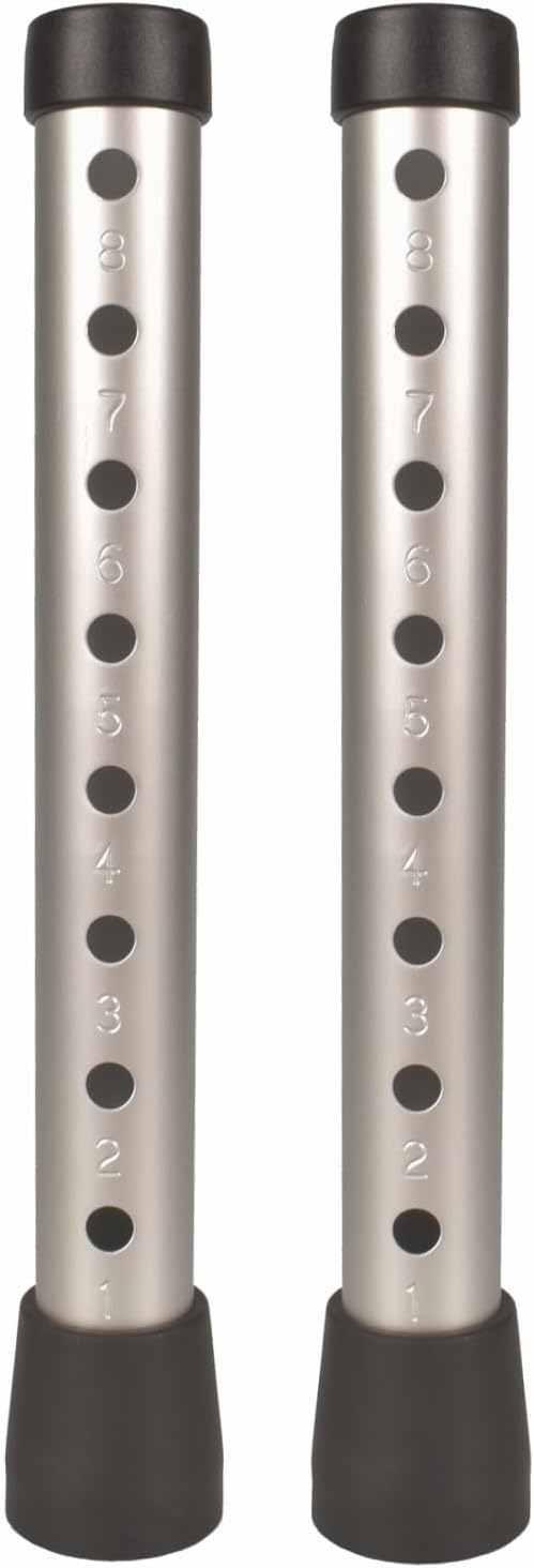 Amazon.com: Aluminum Walker Tubes, Universal Walker Foot Tube with Anti ...