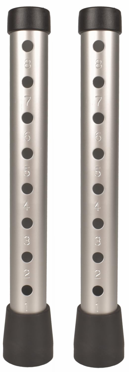 Amazon.com: Aluminum Walker Tubes, Universal Walker Foot Tube with Anti ...