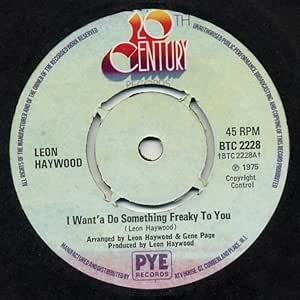 I Want'a Do Something Freaky To You-7" 45: Amazon.com.mx: Música