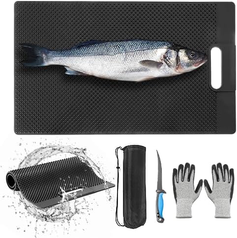 Amazon.com: VIVI LEO Fish Fillet Mat Fish Cleaning Board Fishing ...