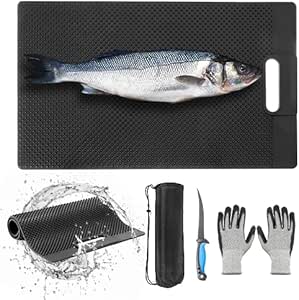 Amazon.com: VIVI LEO Fish Fillet Mat Fish Cleaning Board Fishing ...