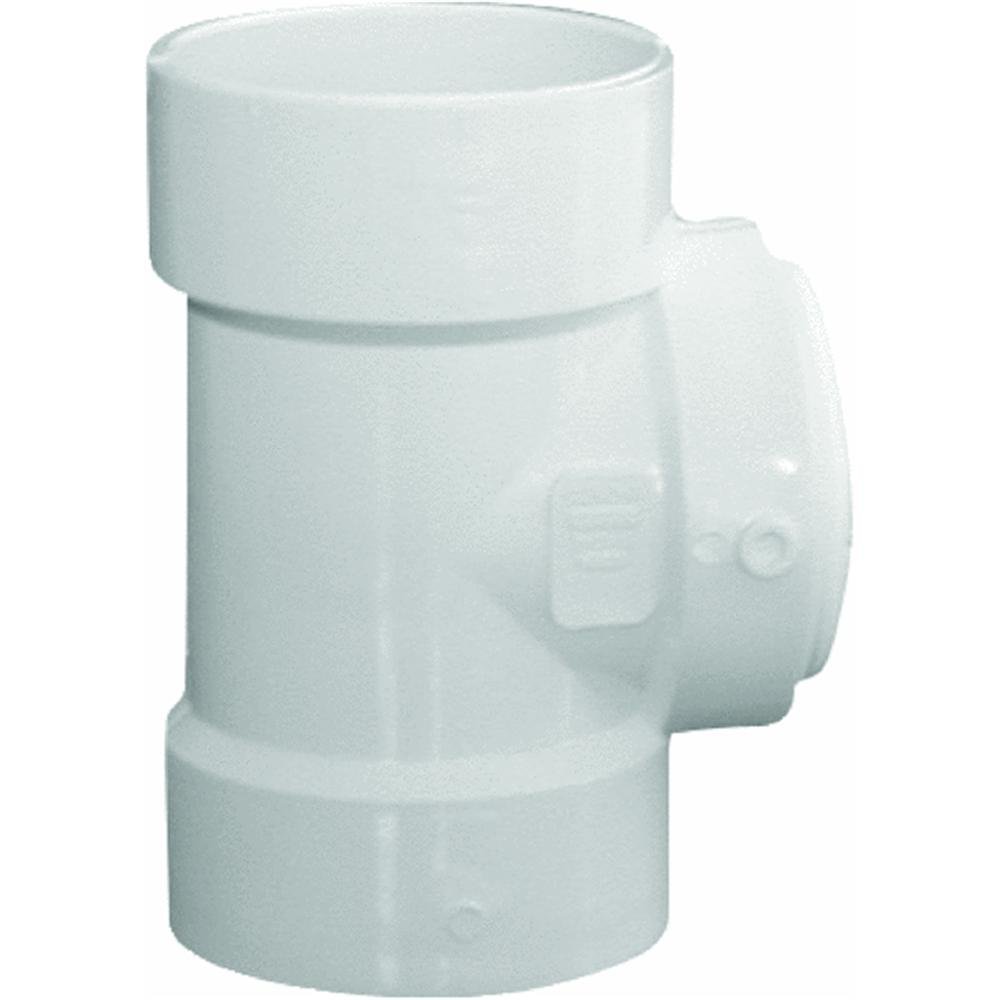 Genova Products 71340 Test Tee with Flush Plug, 4" - Pipe Fittings ...