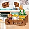 Amazon.com - Jorkol Wooden Snack Organizer for Countertop, 7 ...