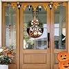 Amazon.com: Halloween Door Hanger Sign Decorations, Cute Ghost Welcome ...
