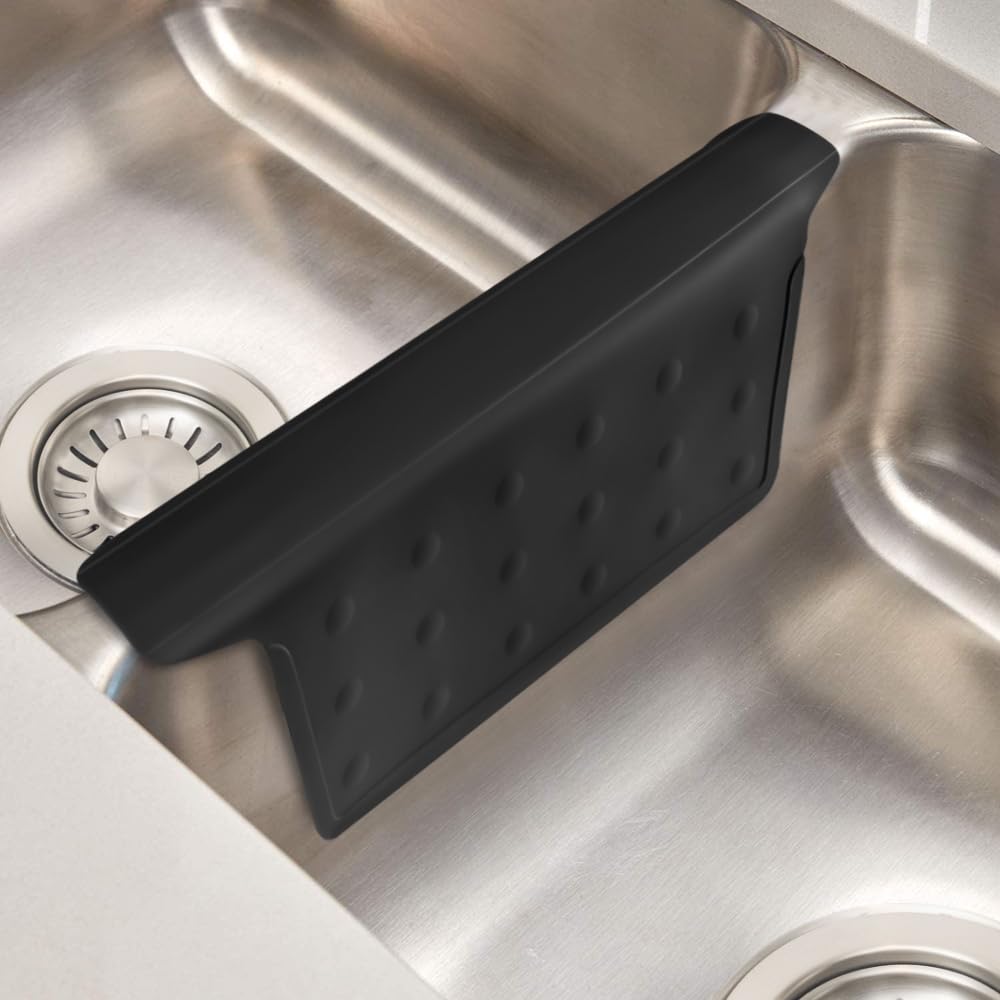 Amazon.com: Silicone Sink Protector VELOVYO Sink Saddle Kitchen Sink ...