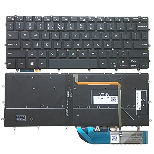 KRYOOS Laptop Keyboard Replacement for D-ELL Inspiron 13 7000, 7547 ...