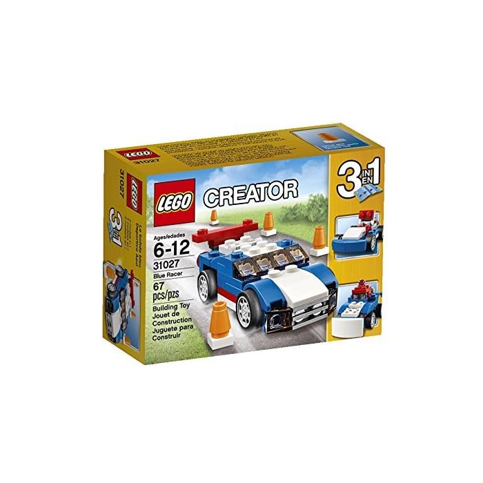 Buy LEGO Creator Blue Racer 3-in-1 Model: Rebuilds Into A Smart ...
