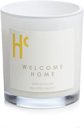 Amazon.com: Hillside Candle Welcome Home Single Wick Soy Candles ...