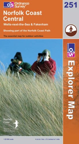 Norfolk Coast Central (Explorer Maps): Sheet 251 : Ordnance Survey ...