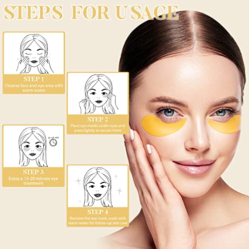 sundpik Under Eye Patches for Dark Circles and Puffiness, 60 Pcs ...