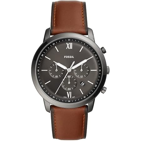 FOSSIL Herrenuhr Neutra, 44mm Gehäusegröße, Quarz-Chronographenwerk ...