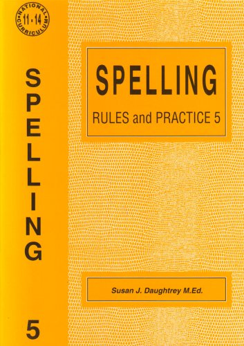 Spelling Rules and Practice: No. 5: Amazon.co.uk: Daughtrey, Susan J ...
