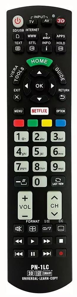Amazon.com: RIVIERA Universal Remote Control with Big Backlit Button ...